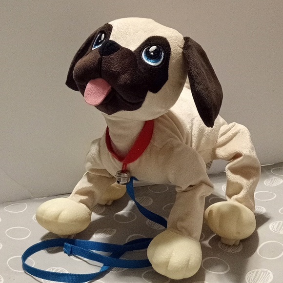 Peppy Pets | Toys | Peppy Pets Walking Pug Dog Plush No Batteries T ...